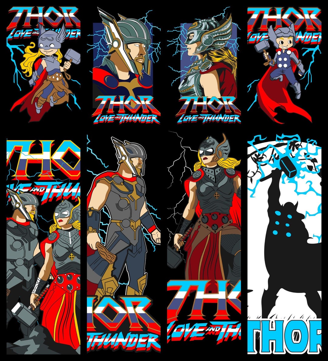 10 Thor Love and Thunder Vectors in High Resolution PDF, SVG and PNG ...