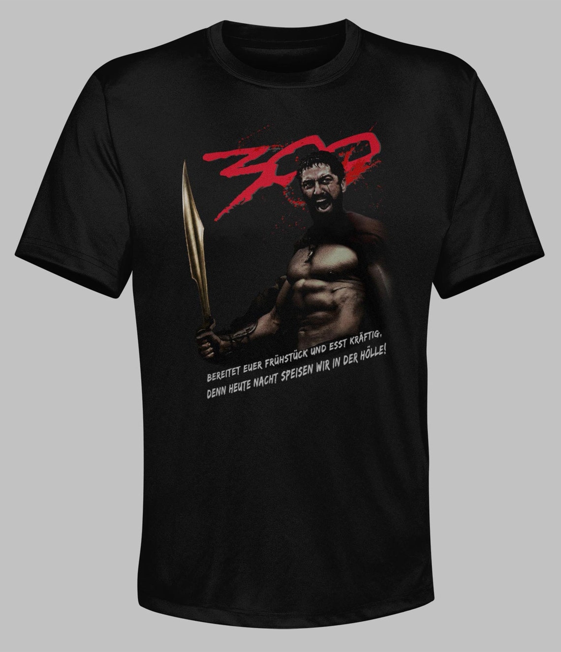 T-shirt Movie Movie 300 Spartan Hell Leonidas Sparta Spartans - Etsy UK