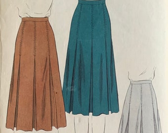 1940s Skirt Pattern | Etsy