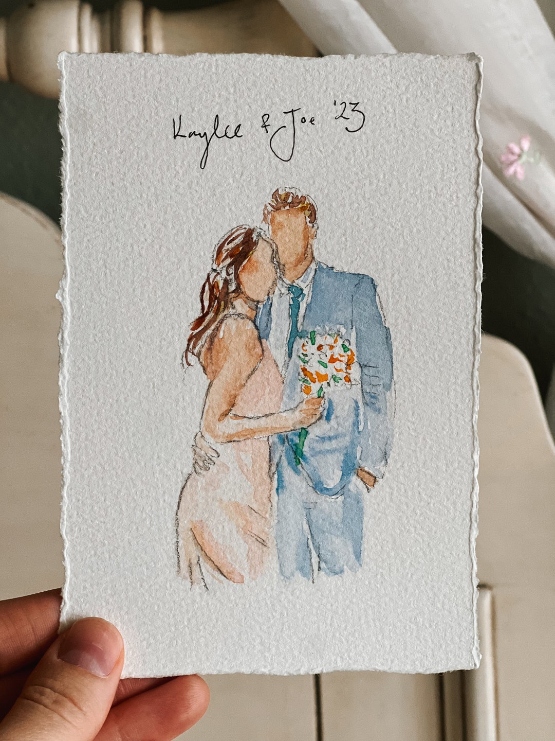 Wedding Guest Painting, Wedding Painting Gifts, Wedding Gift, Guest ...