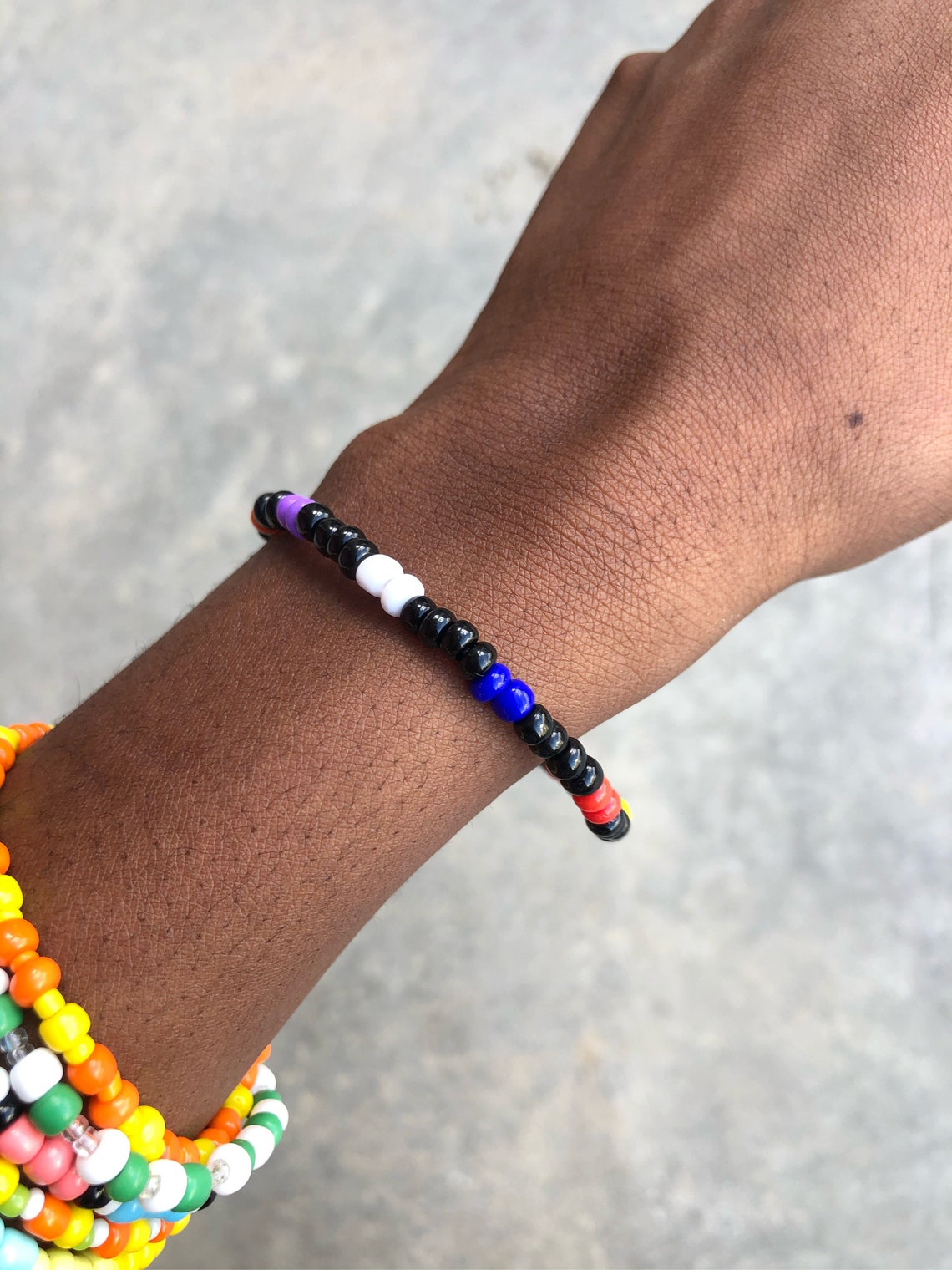 ASTROWORLD Travis Scott -- Elastic Beaded Bracelet - Etsy