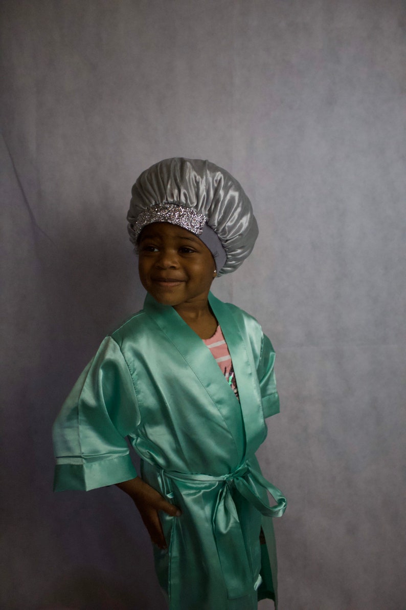 Girls Satin Robes/children’s Robes/spa Party/baby Robes/spa Robes ...