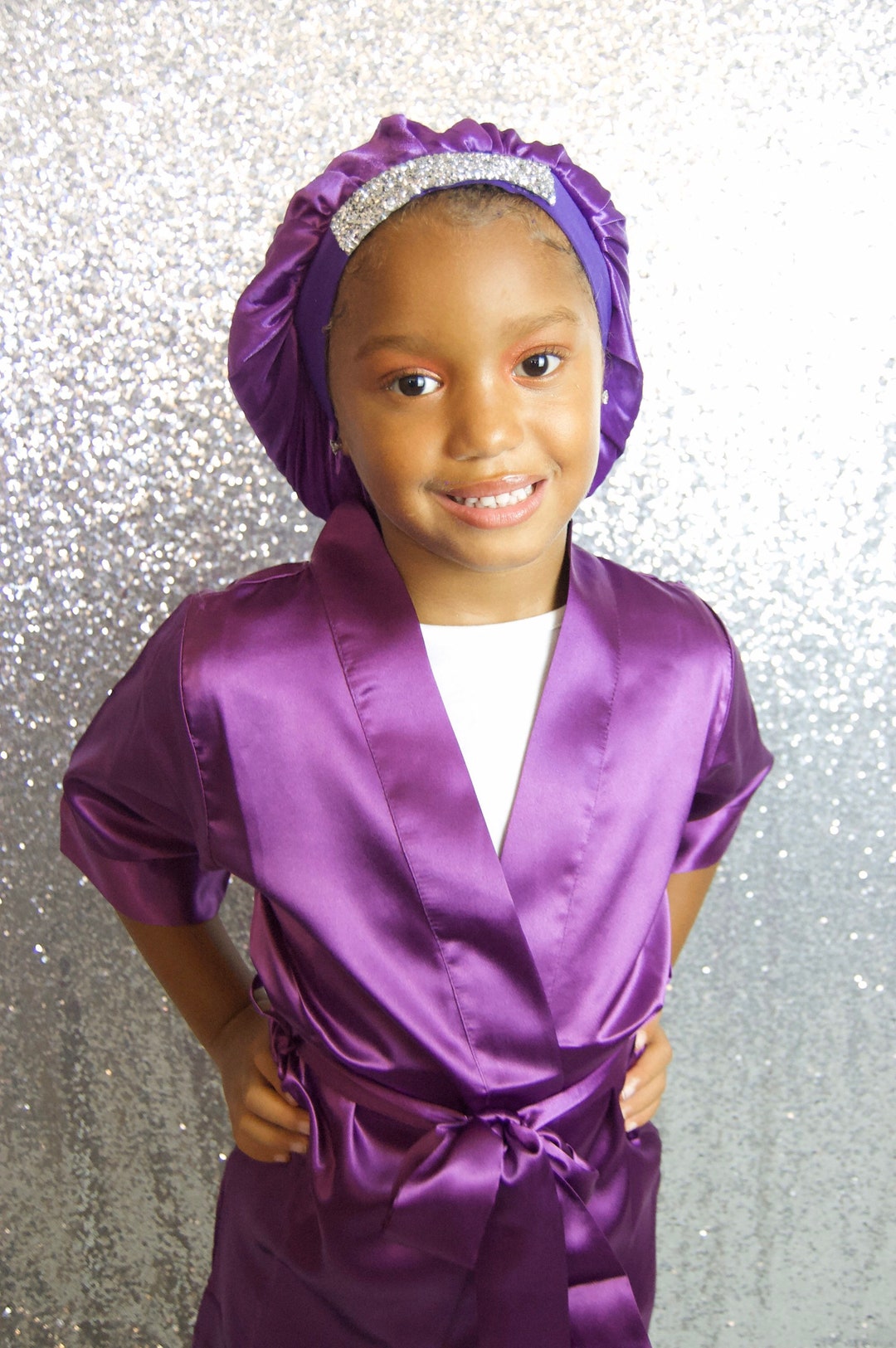 Girls Satin Robes/childrens Robes/spa Party/baby Robes/spa Robes ...
