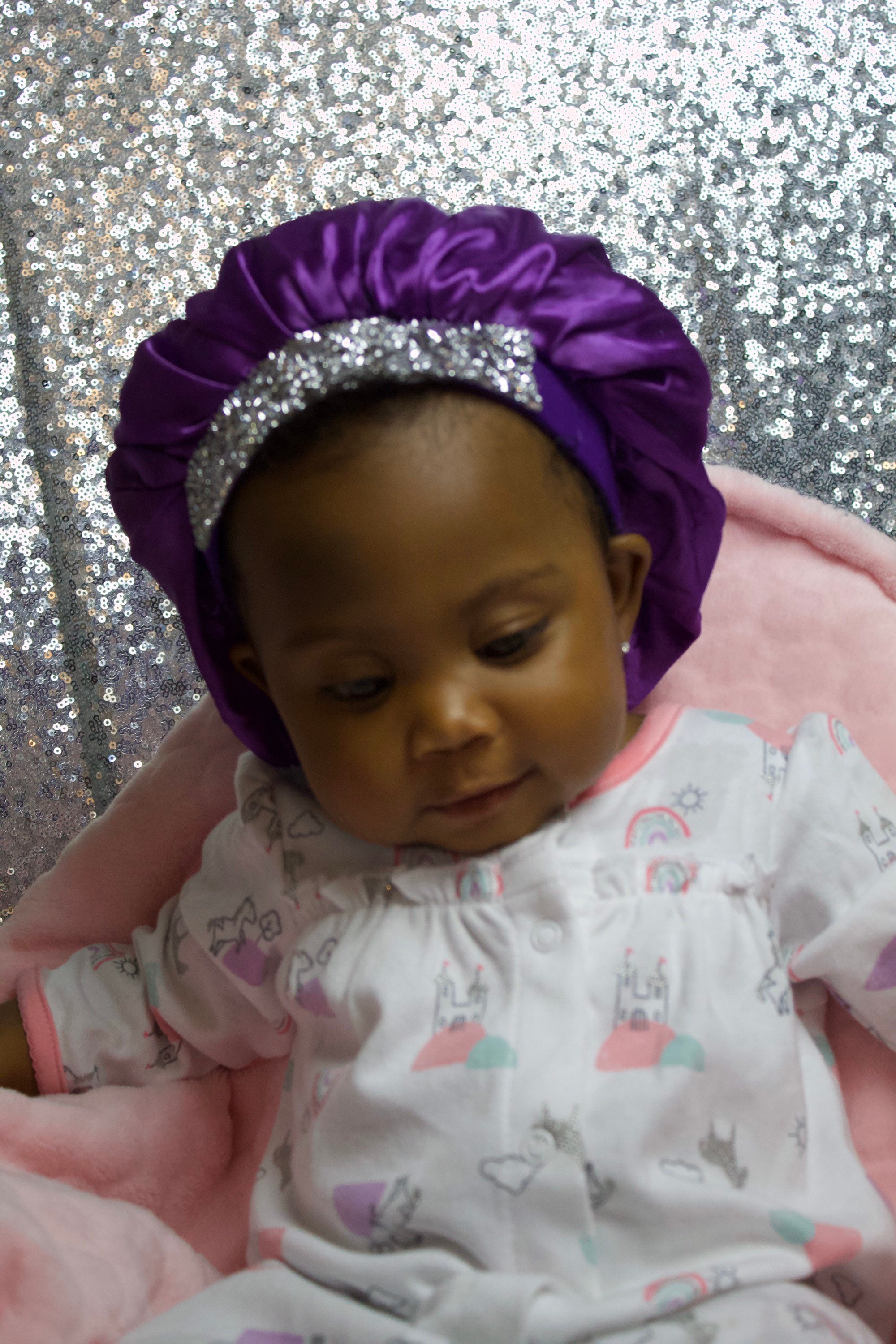 Babies/kids Bling Bonnets,baby Bonnets,bling,baby Sleepwear - Etsy