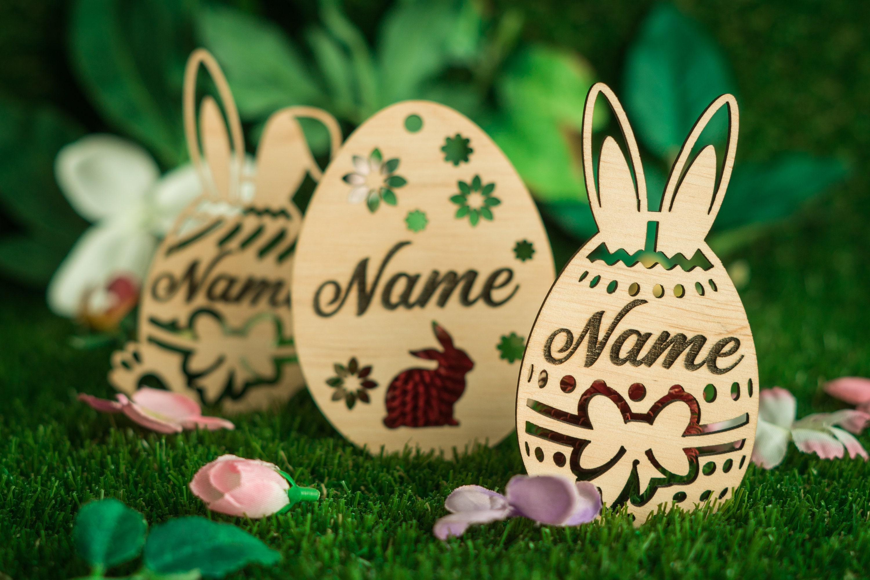 Custom Easter Eggs Personalized Wooden Easter Eggs Easter - Etsy