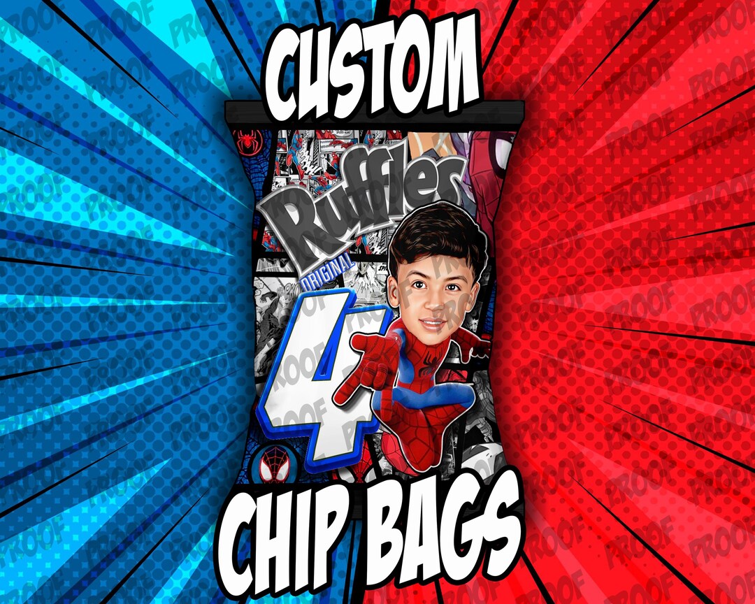 Custom Chip Bag Digital File - Etsy