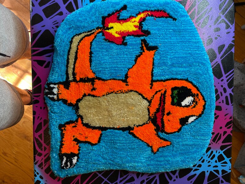 Charmander Rug - Etsy