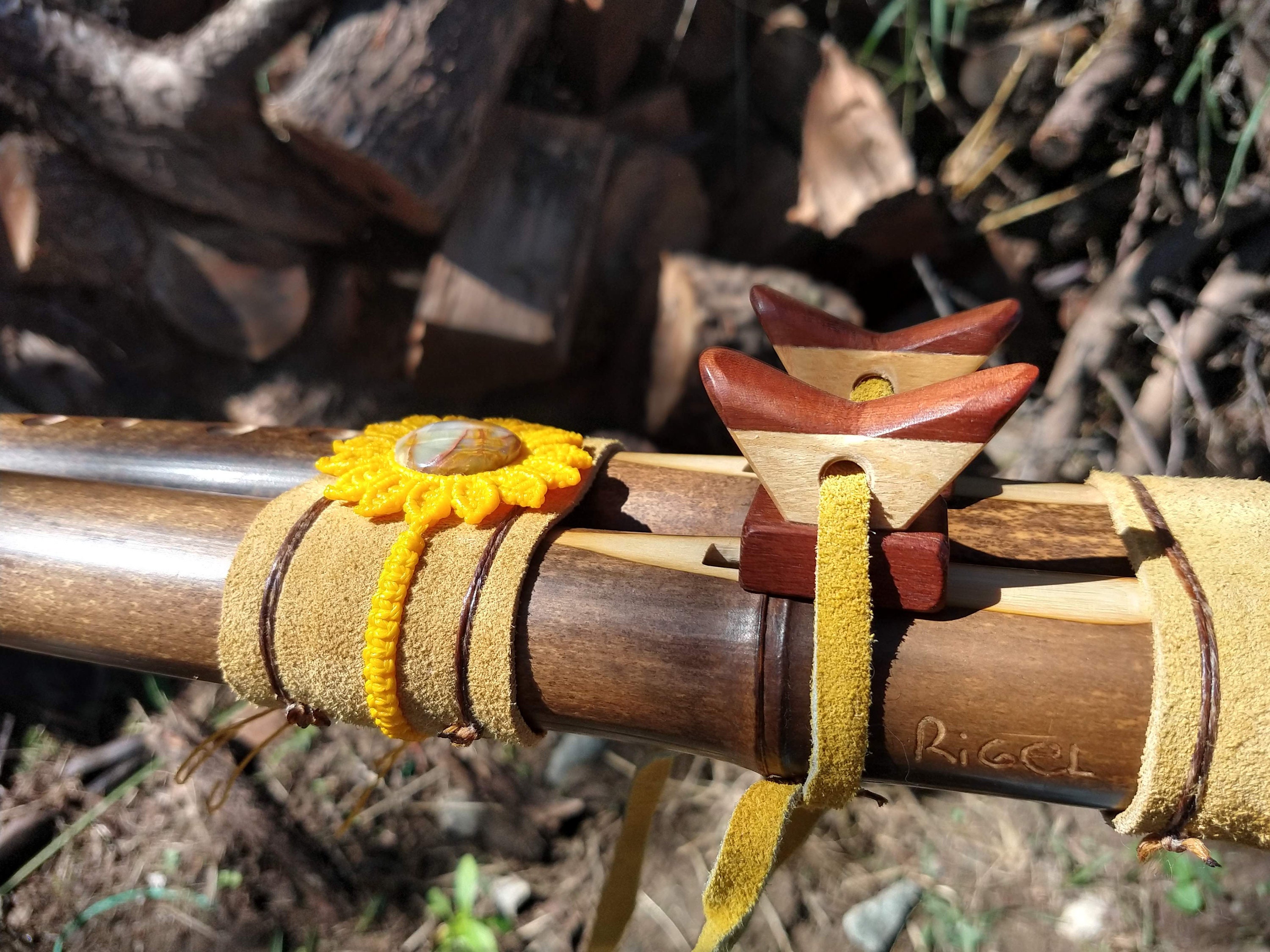 Native American Double Drone Flute, Key G 440 HZ - Etsy