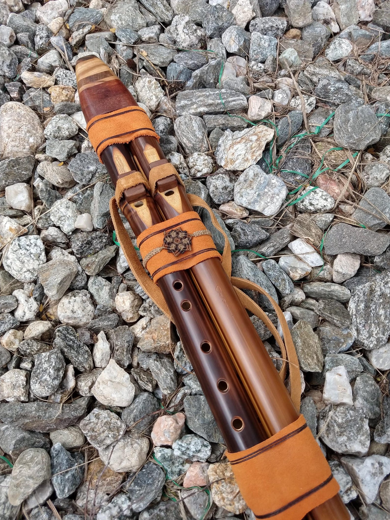 Native American Double Flute, Key B 432 HZ - Etsy
