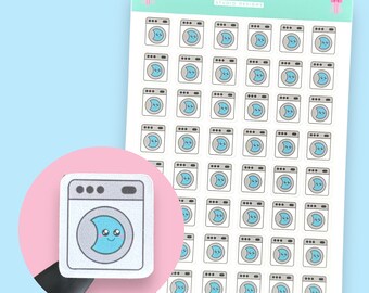 Laundry Sticker Sheet Planner Stickers Cute Laundry Stickers Cute ...