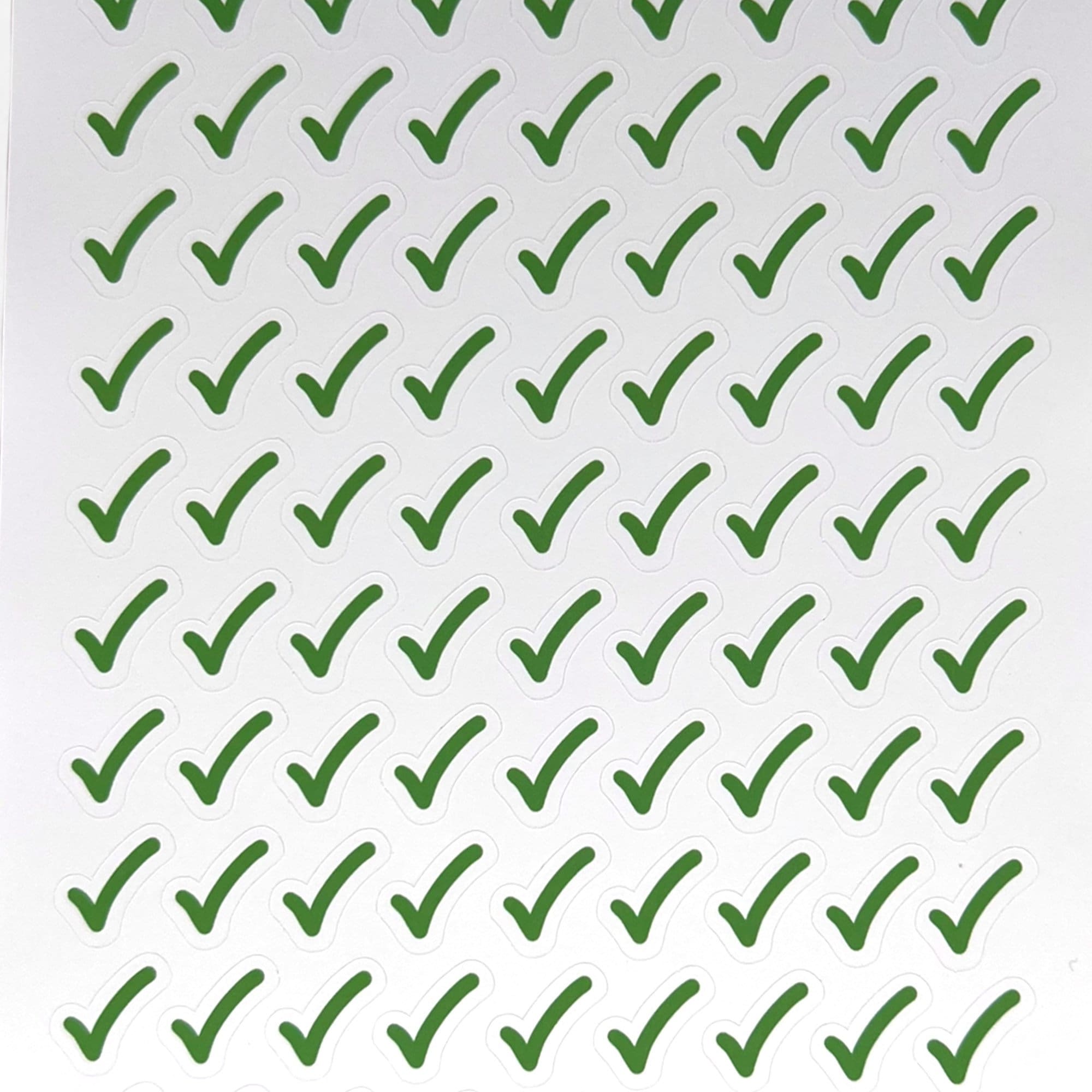 Ticks Planner Sticker Sheet Pastel Stickers Checklist - Etsy