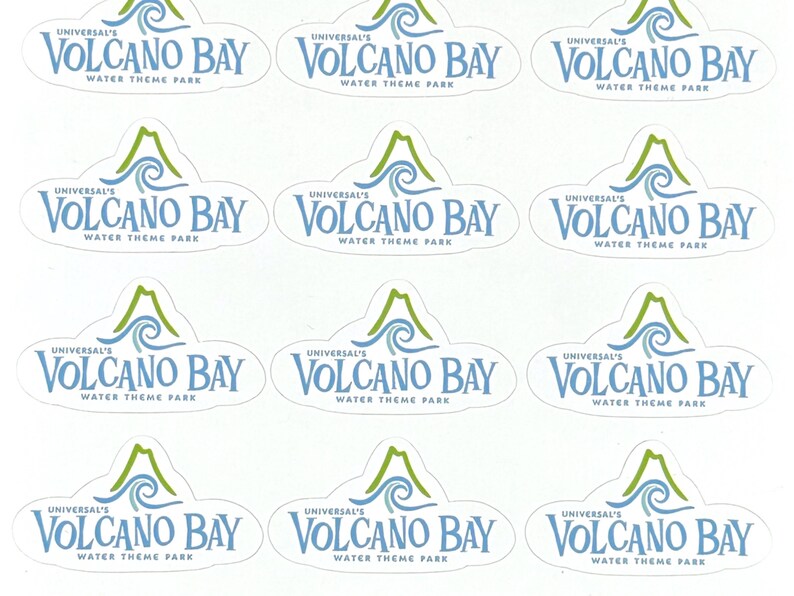 Volcano Bay Planner Sticker Sheet, Orlando Holiday/vacation Planning - Etsy