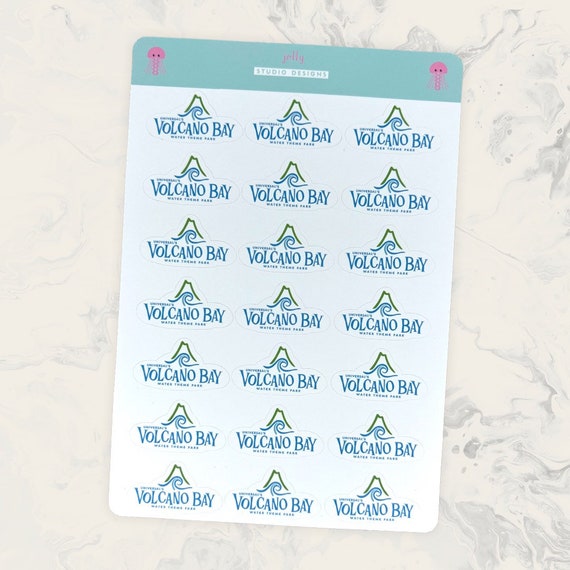 Volcano Bay Planner Sticker Sheet Orlando Holiday/vacation - Etsy