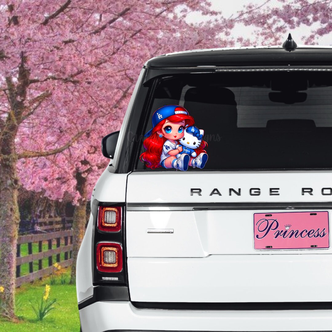 Baby Ariel Go Blue Car Decals - Etsy