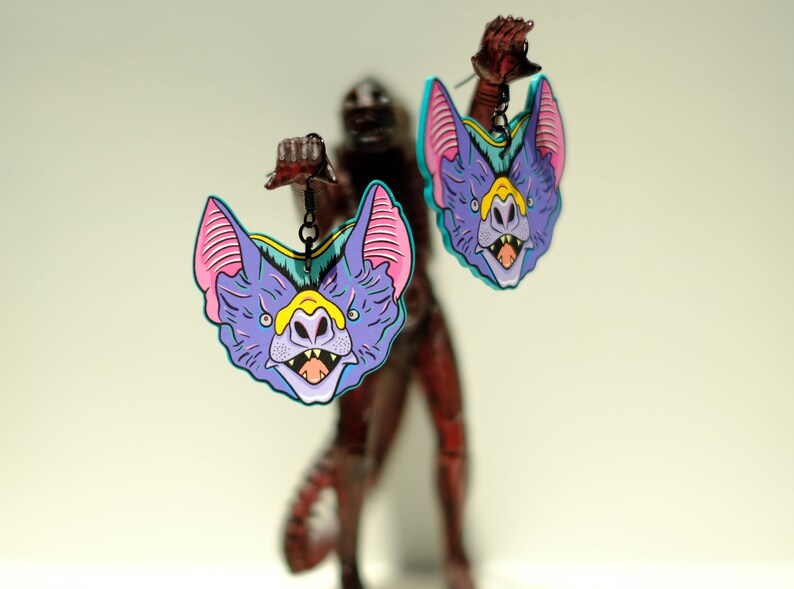 Handmade Original Pastel Punk Goth Tattoo Inspired Bat Weird - Etsy