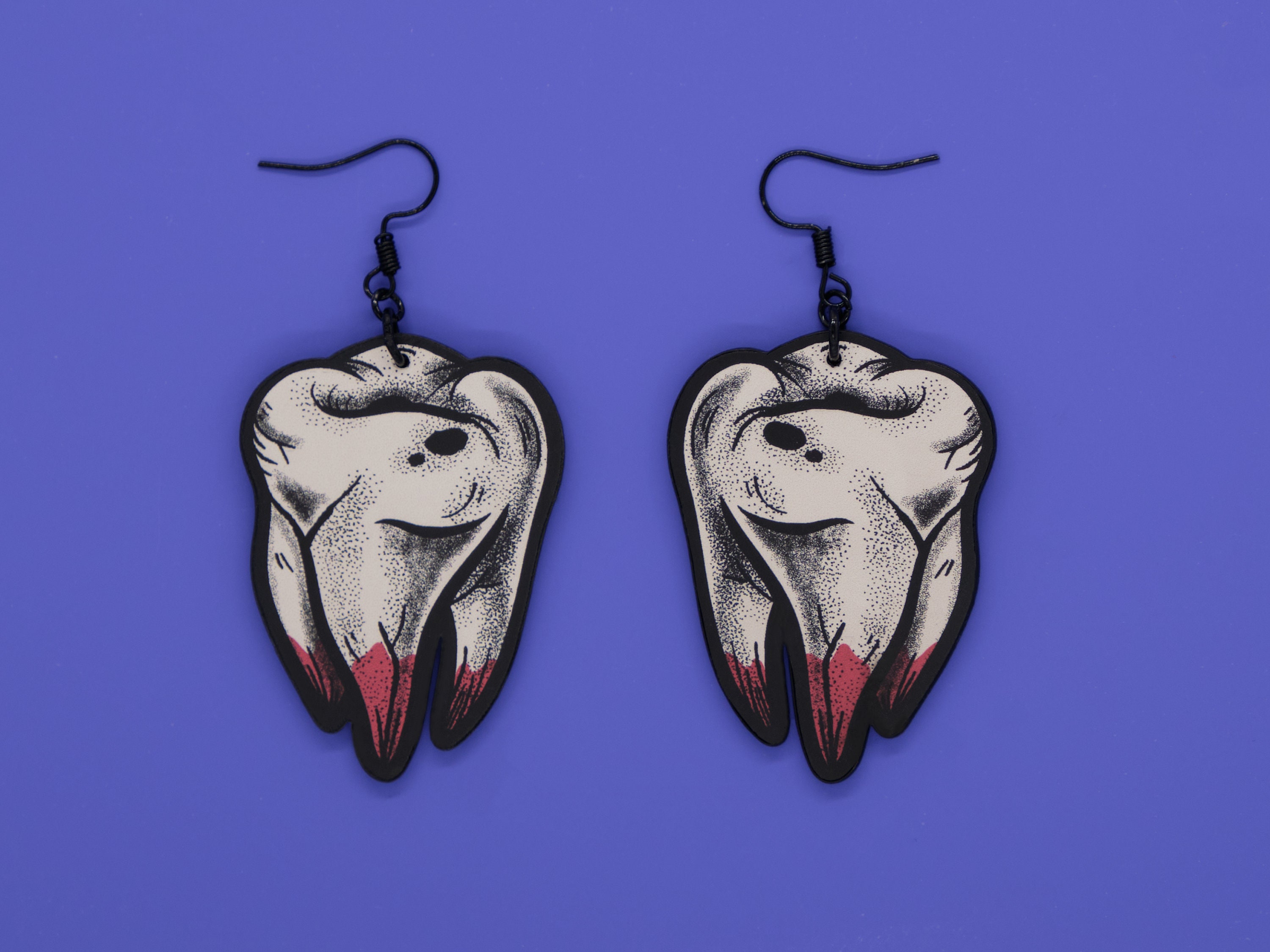 Handmade Original Tattoo Inspired Bloody Teeth Molars | Etsy