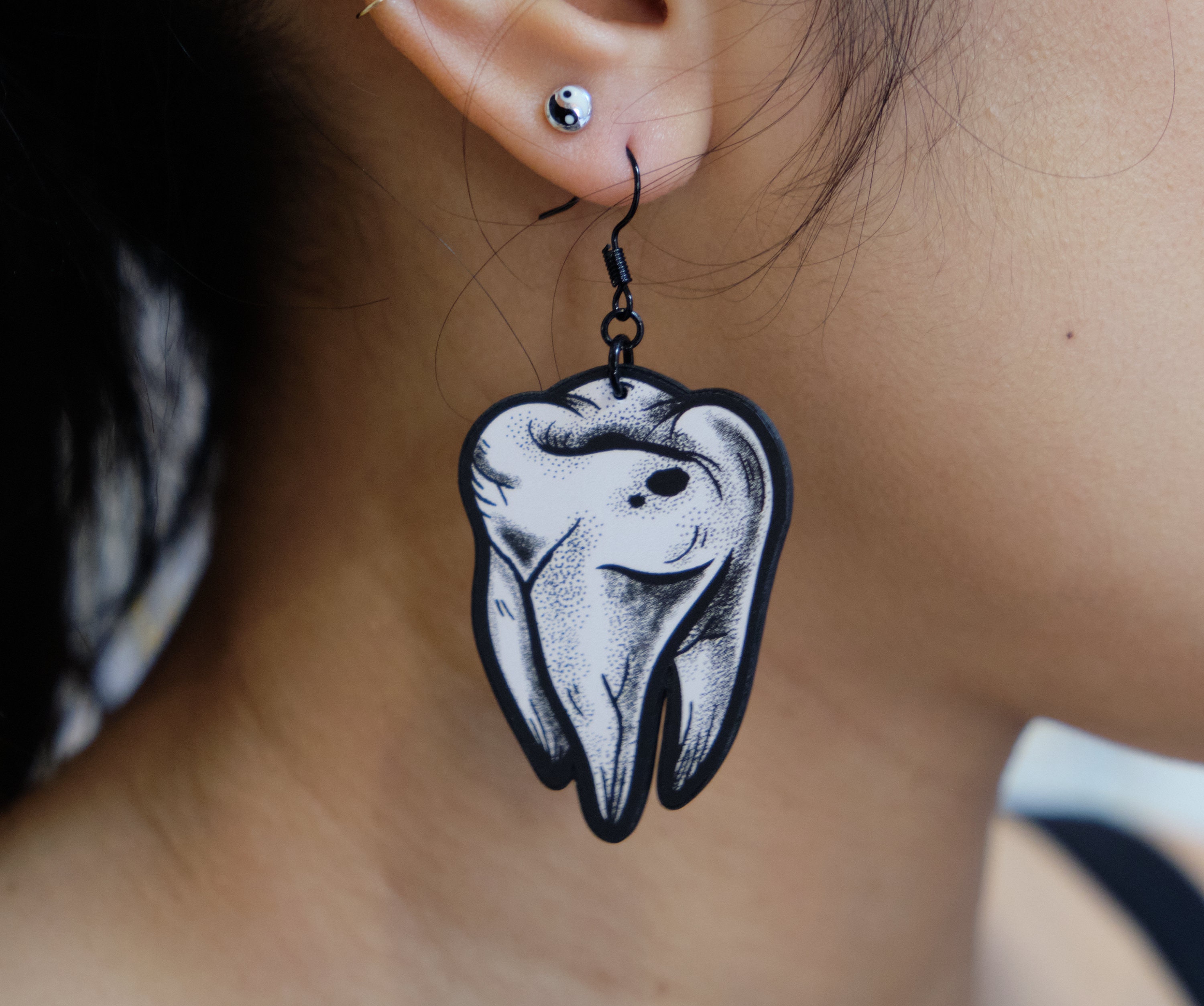 Handmade Original Tattoo Inspired Teeth Molars Lightweight - Etsy