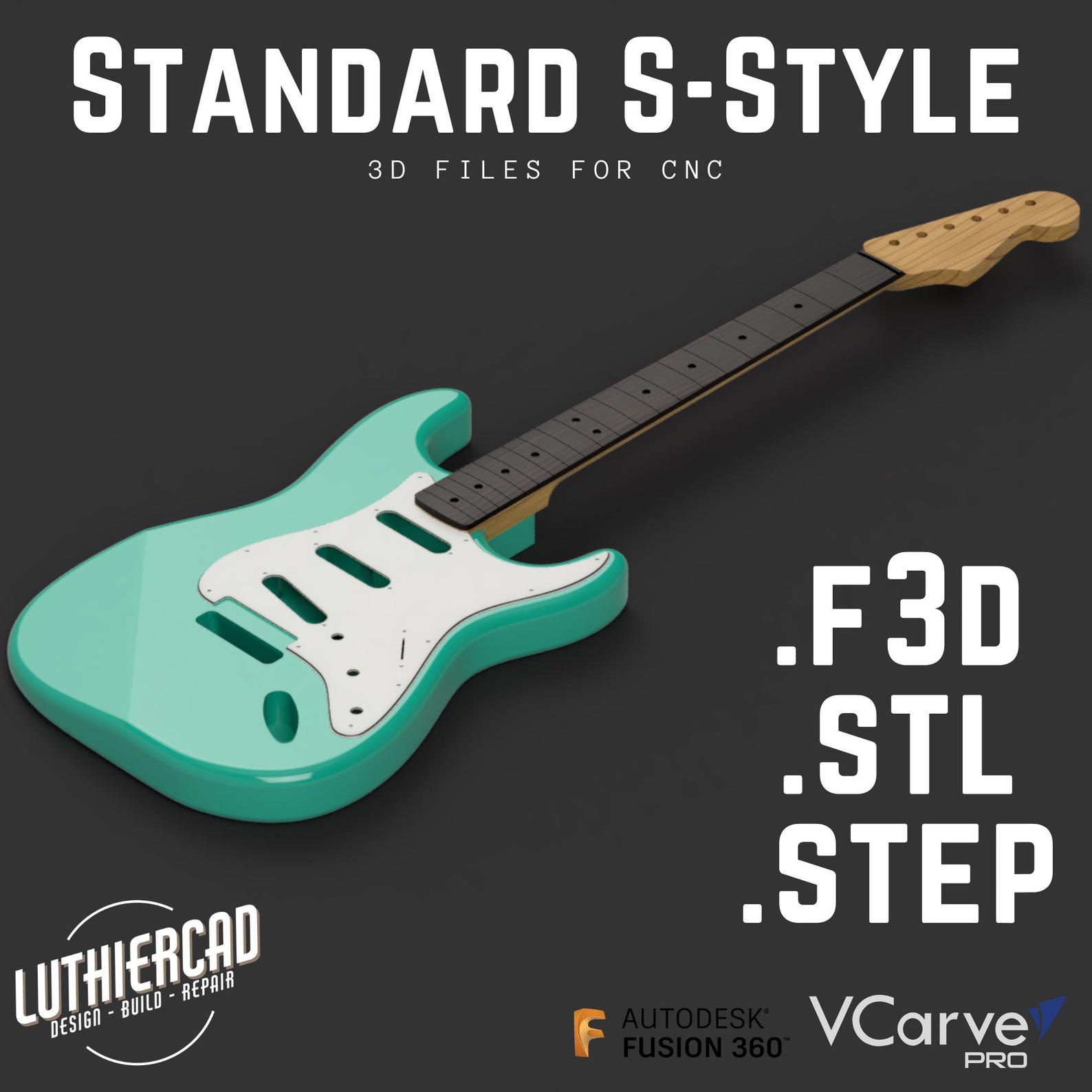 Standard S-style | 3D Models for CNC | F3D, STL, STEP | Instant ...