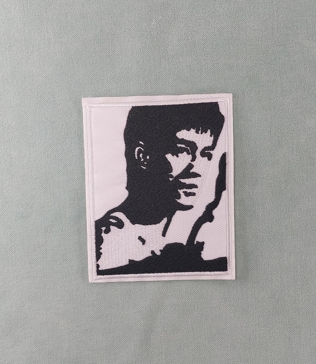 Bruce Lee Portrait Patch Embroidered Iron-on Patch Iron on - Etsy