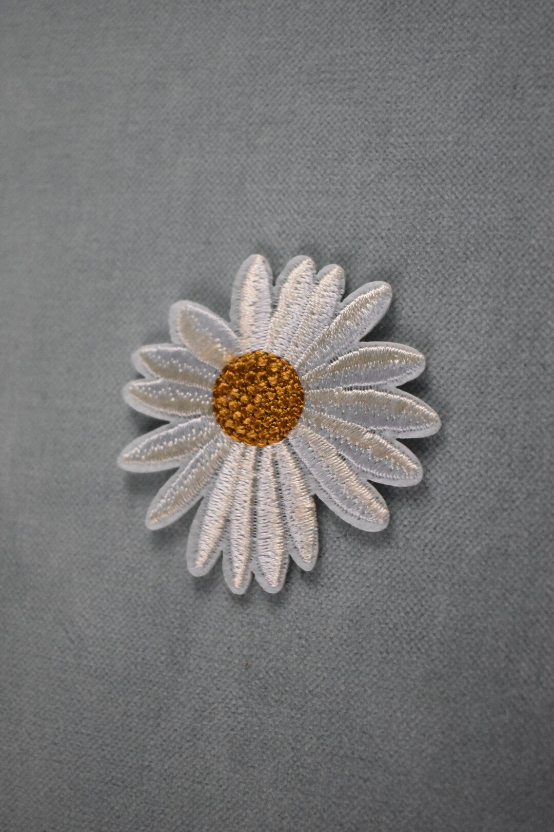 Daisy Patch, Iron-on Patch Embroidered on Iron or Sewing, Customize ...