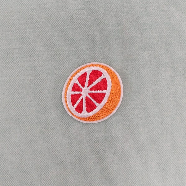 Orange Iron on Patch - Etsy