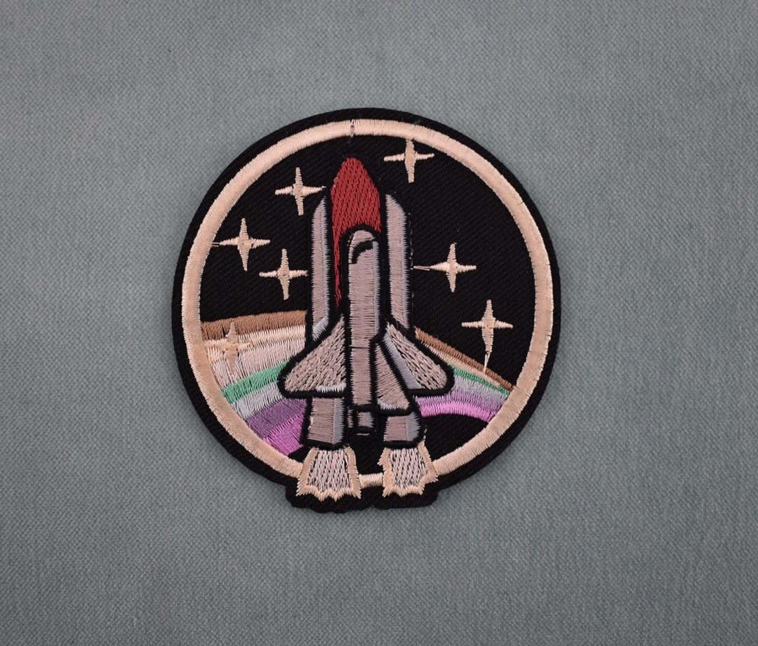 Embroidered Rocket Patch, Iron-on Patch - Etsy