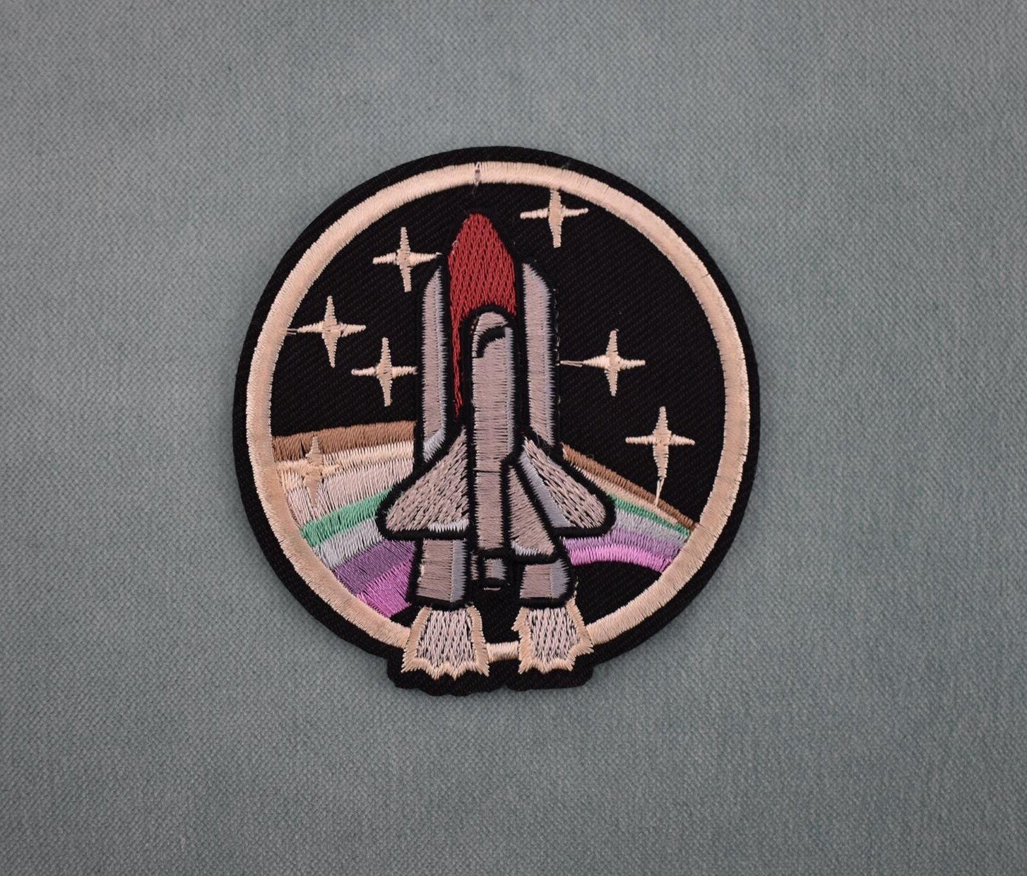 Embroidered Rocket Patch, Iron-on Badge - Etsy
