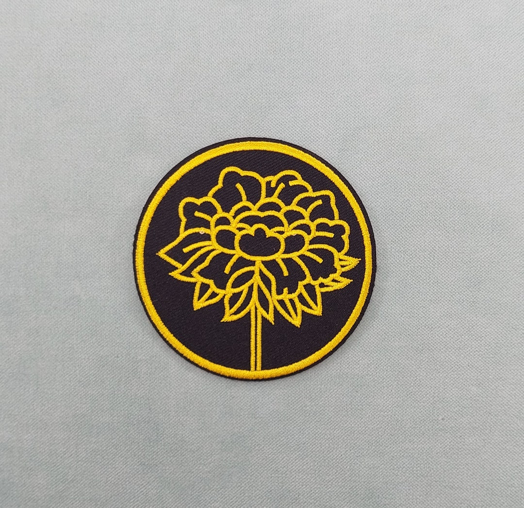 Marigold Iron-on Patch, Embroidered Badge, Applique - Etsy