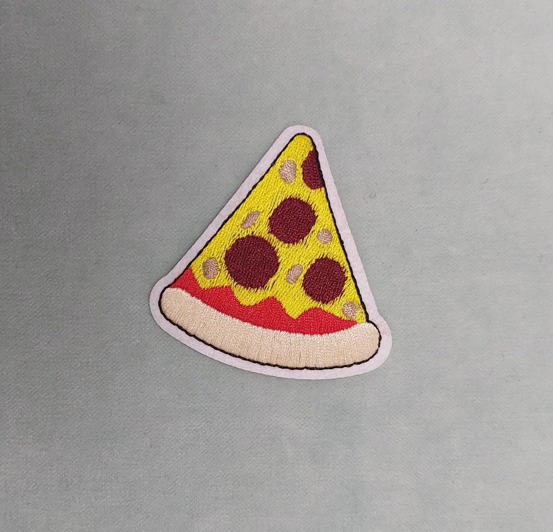 Ecusson Pizza thermocollant brodé, Patch à customiser vêtements et ...