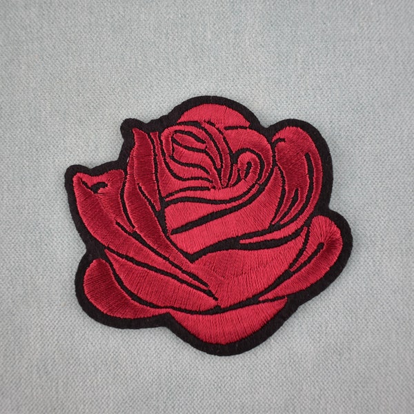 Rose Patch Iron On - Etsy