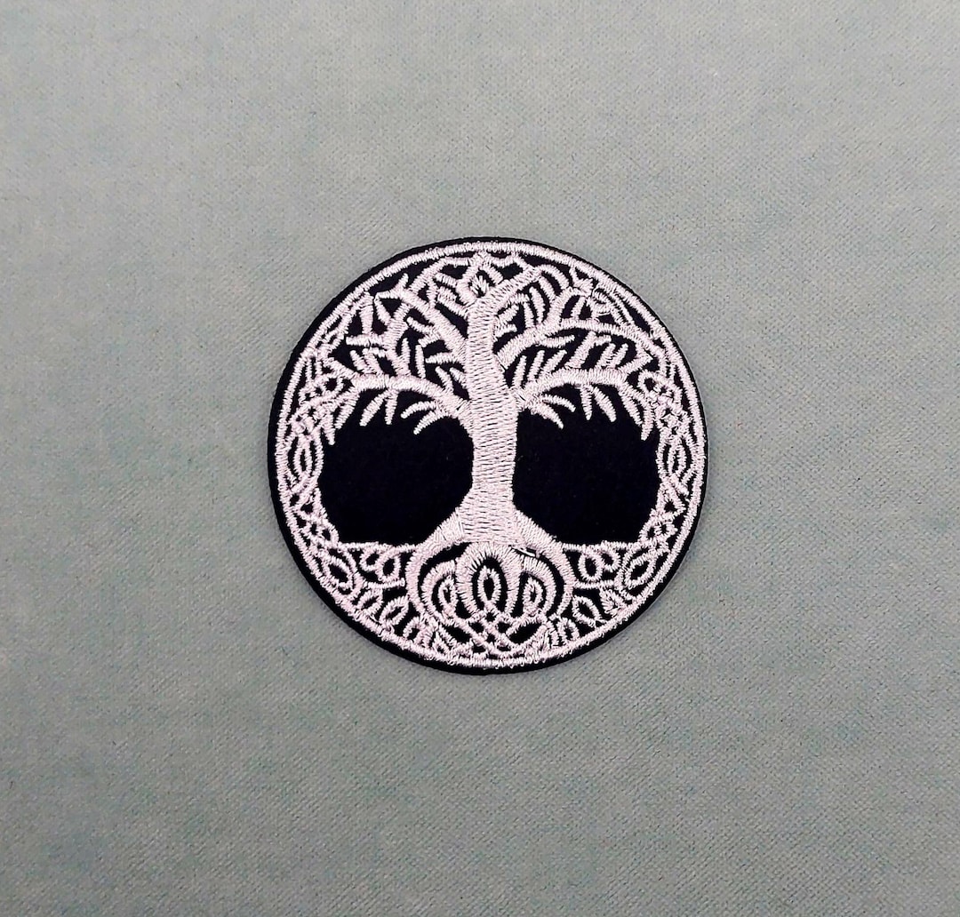 Iron-on Tree of Life Patch, Embroidered Badge - Etsy