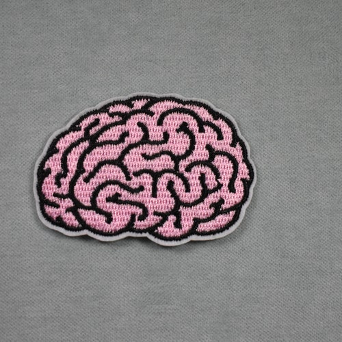 Brain Patch / Iron on Patch - Etsy