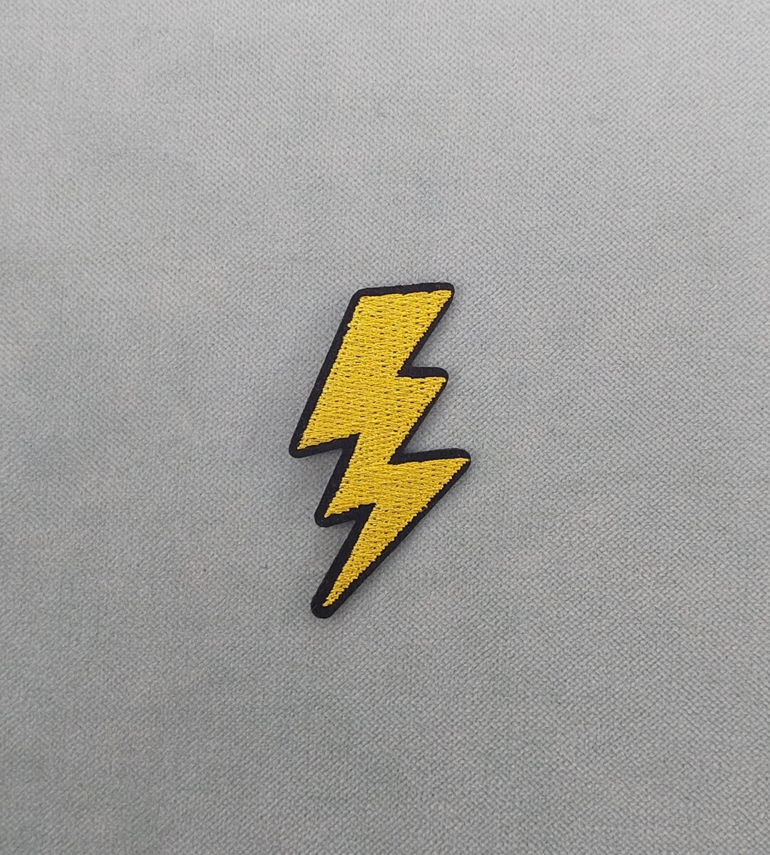 Thunder Patch, Embroidered Iron-on Patch, Iron on Patch, Sewing Patch ...