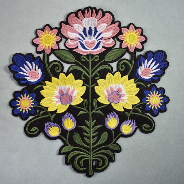 Large Embroidered Patch - Etsy