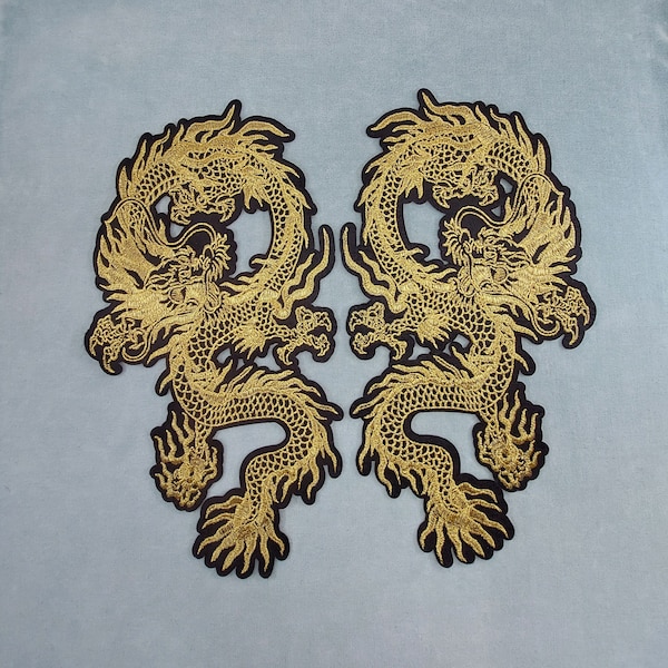 Dragon Applique Patch - Etsy