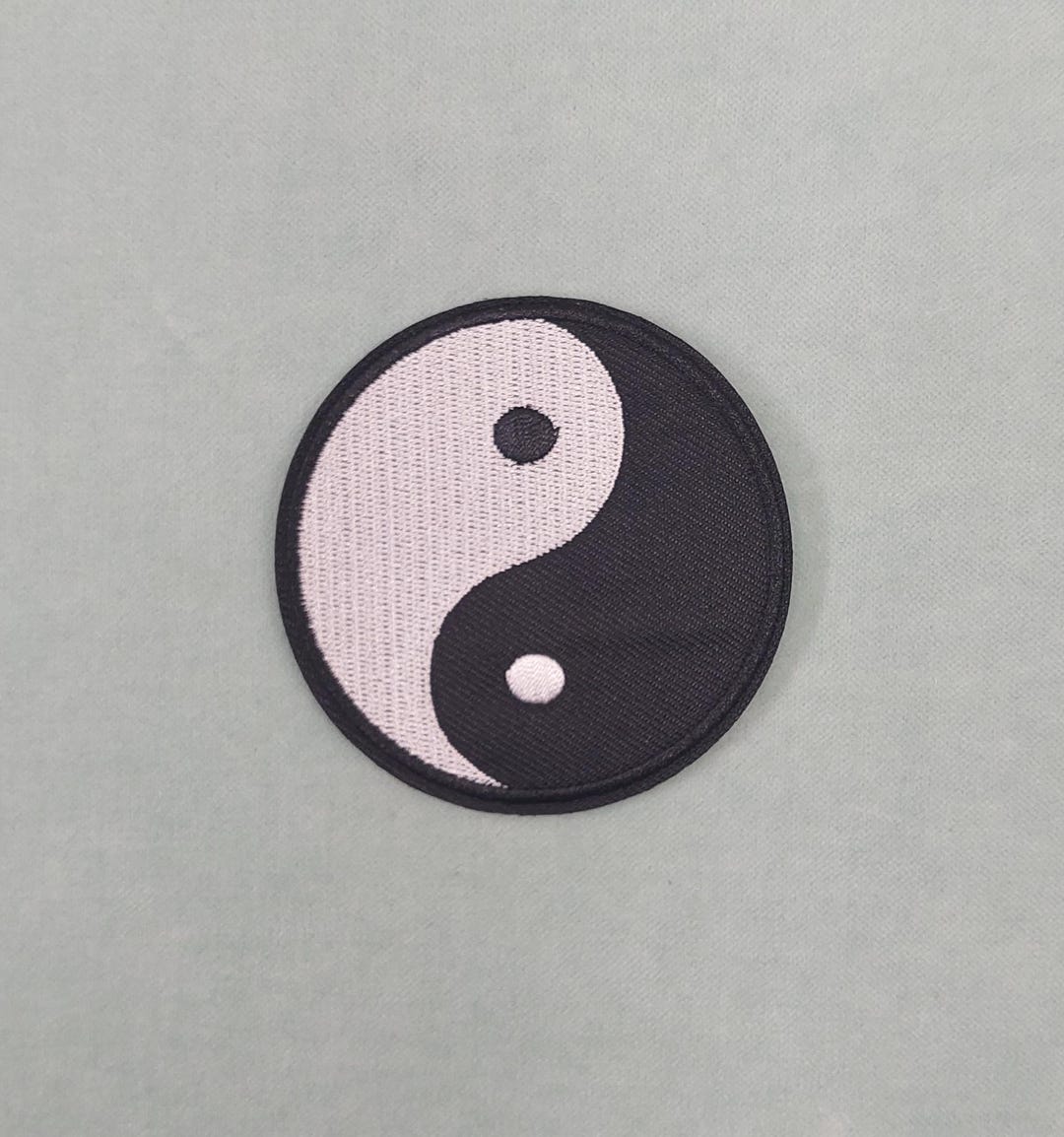 Yin and Yang Iron-on Patch, Embroidered Badge - Etsy