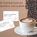 Conversation Themed Games • Coffee Party Games • Work Game • Coffee ...