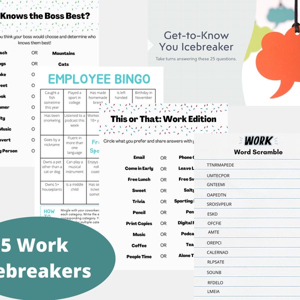 Employee Getting to Know You - Etsy