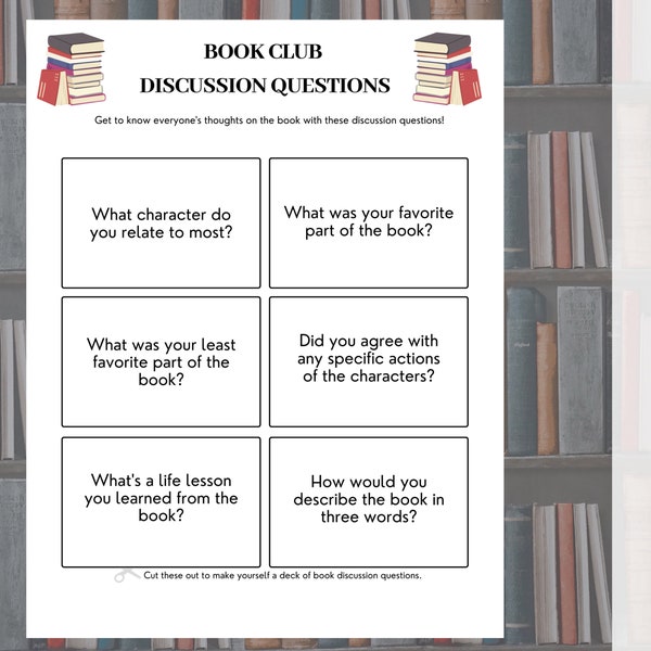 Book Club Favors - Etsy