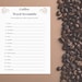 Coffee Word Scramble • Coffee Themed Party Games • Work Game • Coffee ...