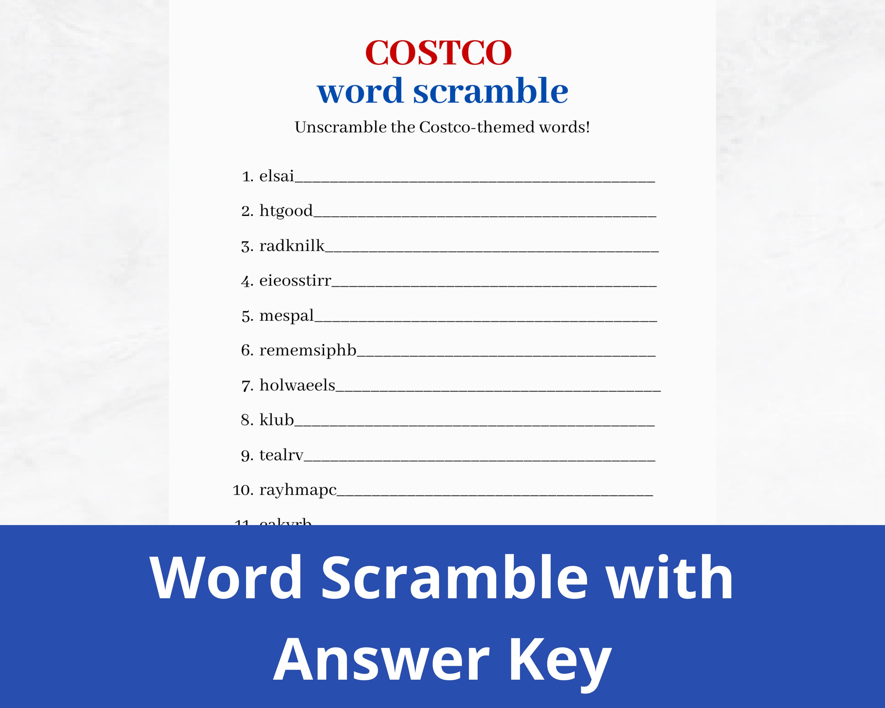 Costco Game Bundle | Charades Game: 40 Cards | Costco Trivia | Costco ...