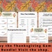 Thanksgiving Word Scramble With Answer Key • Icebreaker Game for Work ...