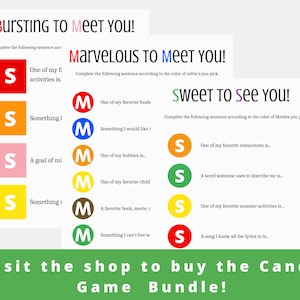 Skittles Icebreaker Game • Get-to-know You Game for Groups • Immediate ...