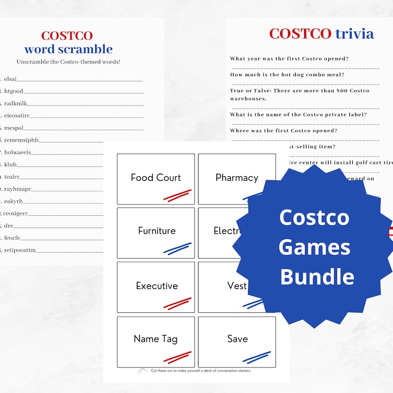 Printable Costco Name Tag - Etsy