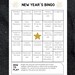 New Year's Bingo Interactive Game • Icebreaker Game for New Year's Eve ...