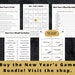 New Year's Bingo Interactive Game • Icebreaker Game for New Year's Eve ...