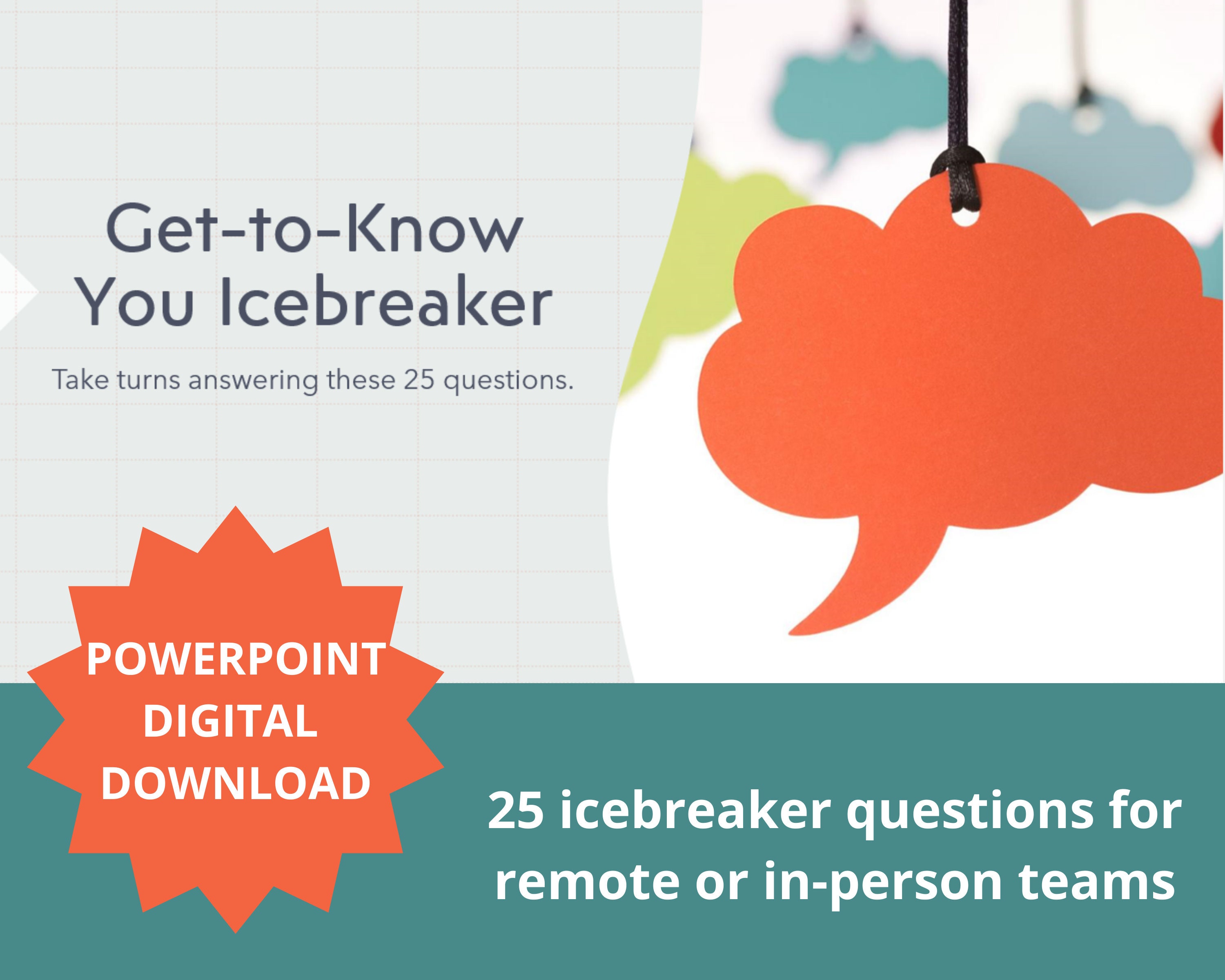 Get-to-know You Icebreaker Questions for Remote or In-person Teams ...