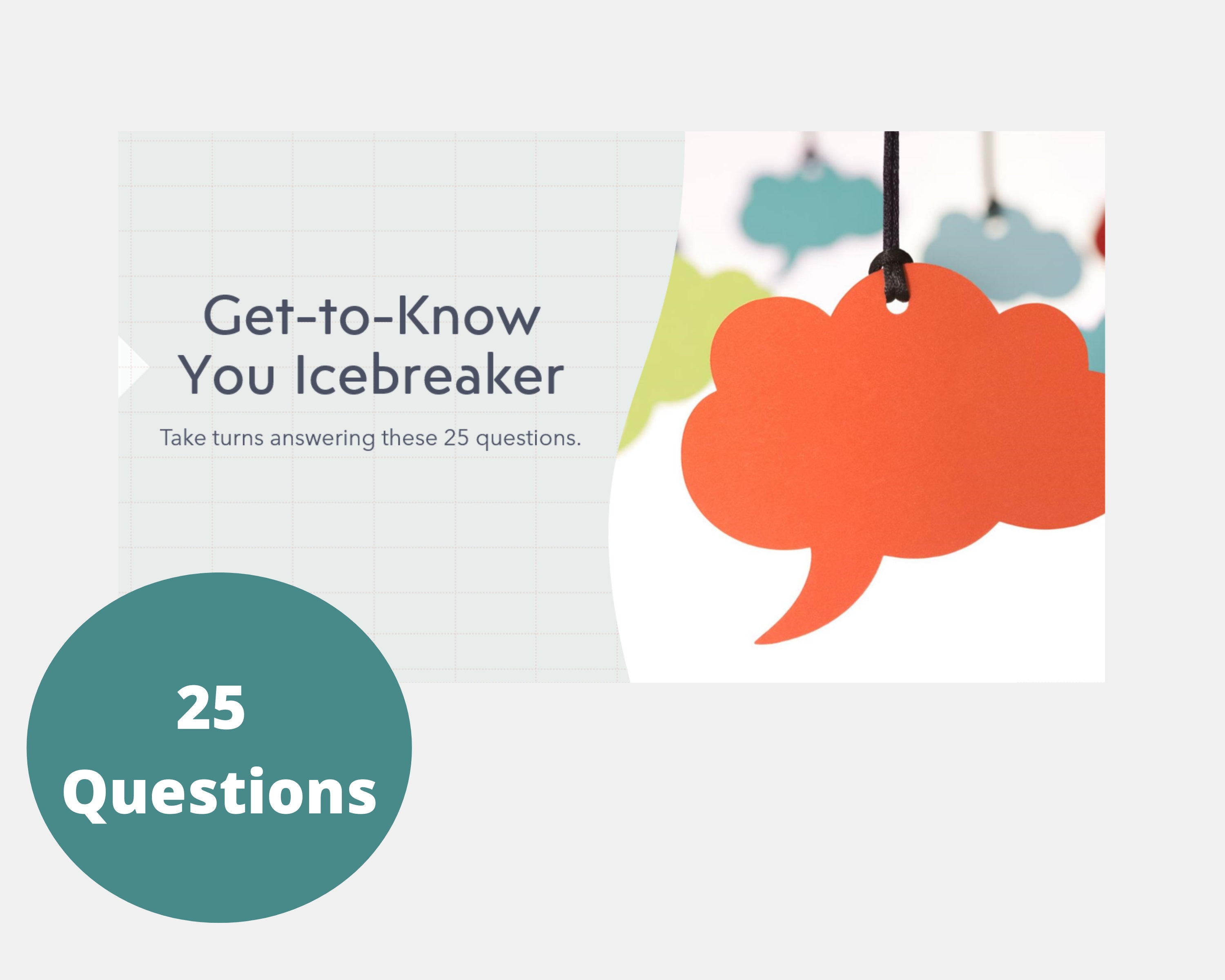 Work Icebreaker Bundle • Set of 5 Get-to-know You Games for the Office ...