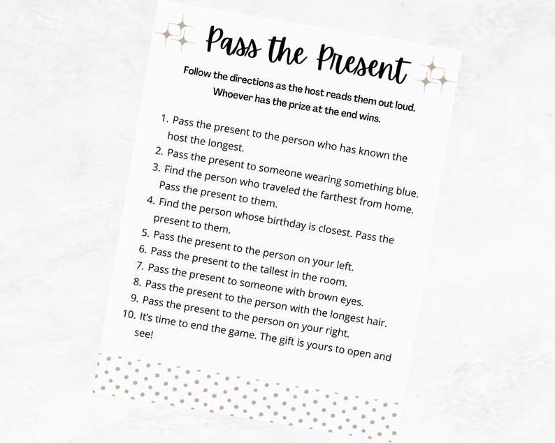 Pass the Present Game | Pass the Parcel Game | Pass the Prize Game ...