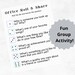 Office Get to Know You Roll the Dice Game • Icebreaker Game • Work Get ...